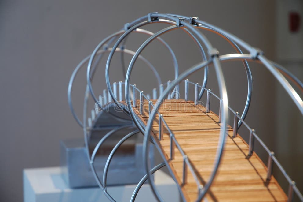 Bridge stock photo. Image of steel, miniature, wire, model - 49461380