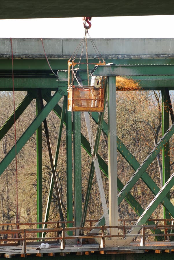 Bridge Work stock photo. Image of oregon, welder, worker - 27717096