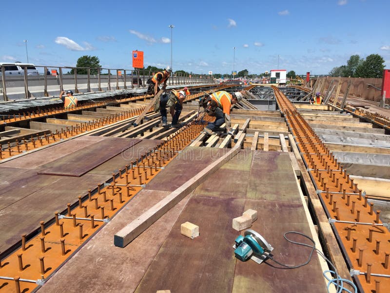 Bridge worksite editorial stock photo. Image of bridge - 56682098