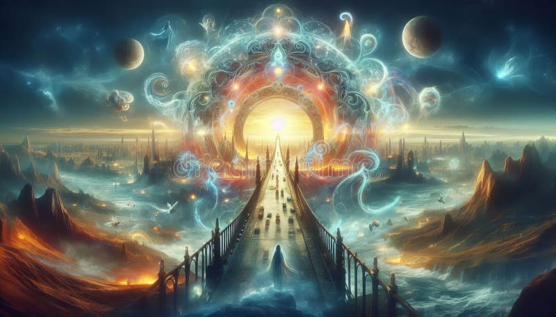 Bridge Worlds Stock Illustrations – 542 Bridge Worlds Stock ...