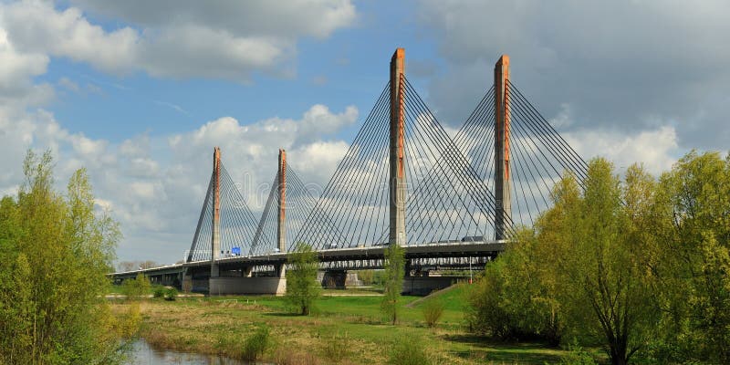 Bridge in Zaltbommel, Netherlands Stock Image - Image of trees, green ...