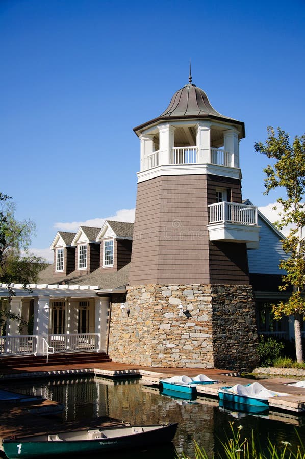 Bridgeport See Valencia Santa Clarita Stockbild - Bild von historisch ...