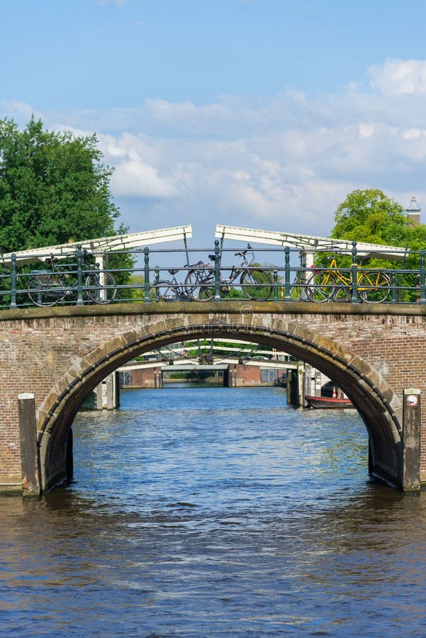 Bridges in Amsterdam stock photo. Image of netherlands - 47935544