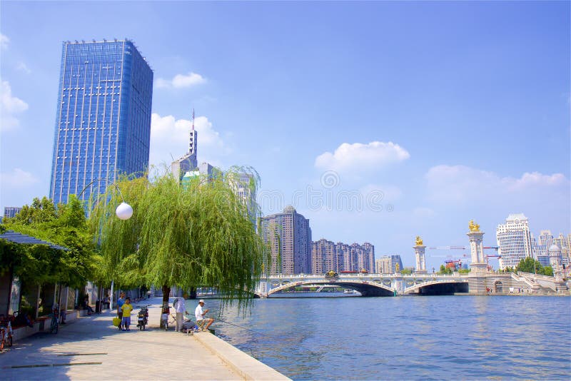 Views of Tianjin City, CHina Editorial Image - Image of modern, view ...