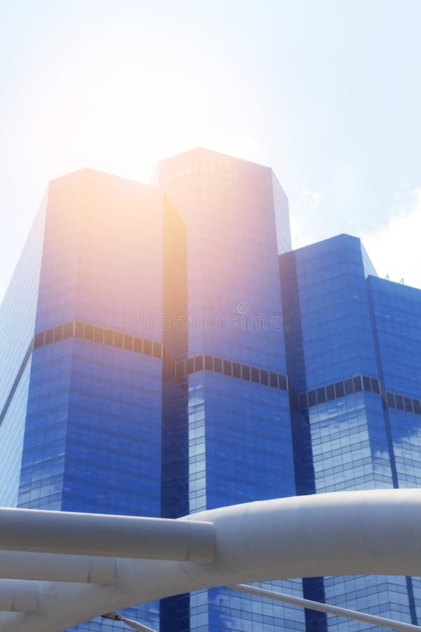 Buildings with sunlight. stock photo. Image of sunshine - 118125702