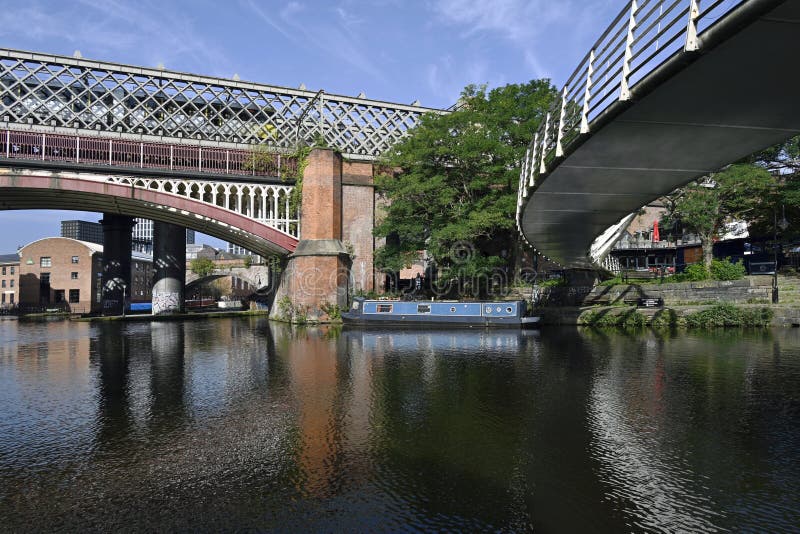 Bridges at Castlefield Basin Editorial Photography - Image of ...