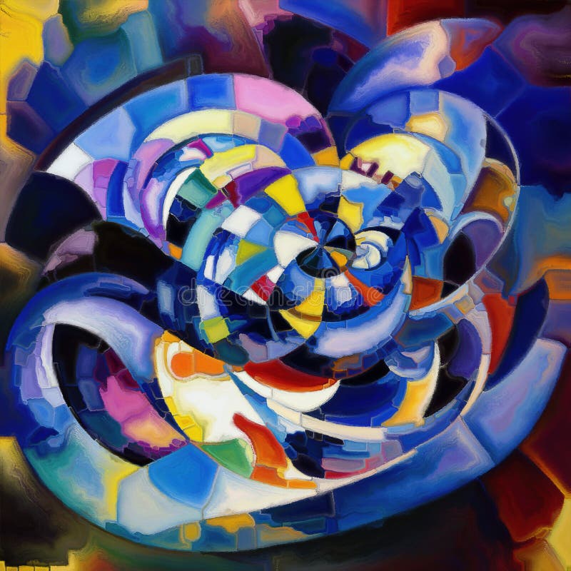 The Bridges of Color Forms stock illustration. Illustration of twisting ...