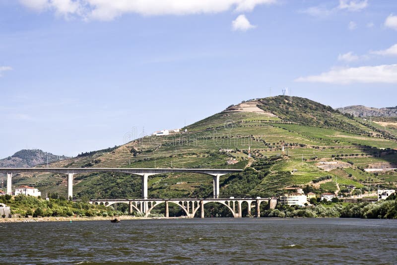 Bridges of the Douro River stock photo. Image of valley - 15968270