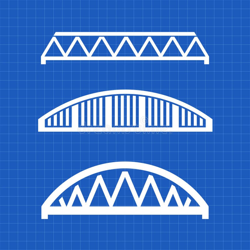 Bridges Engineering Graphic Illustration Design Stock Vector ...