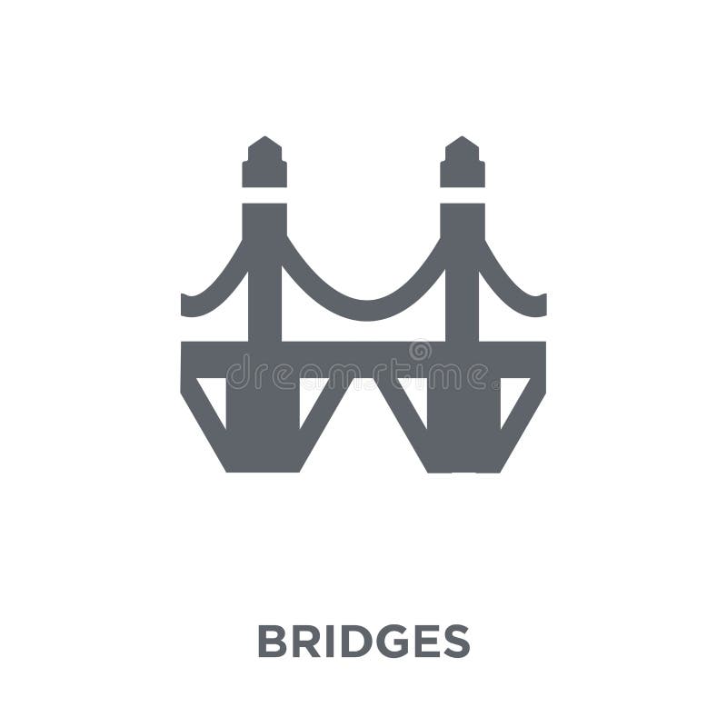 Bridges Icon from Real Estate Collection. Stock Vector - Illustration ...
