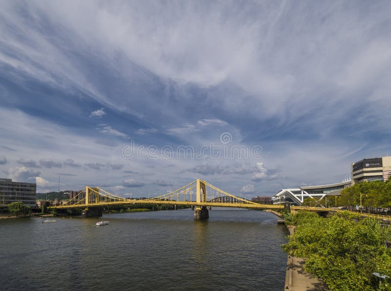 Bridges of Pittsburgh editorial image. Image of destination - 58448170
