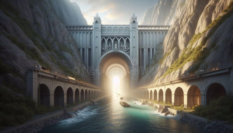 Bridges Tunnels and Hydraulic Structures in Modern Engineering Stock ...