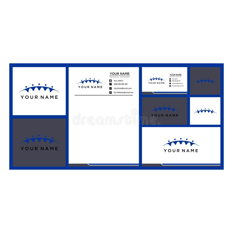 Bridges Vector Graphic Template Download Premium Brand Identity Stock ...