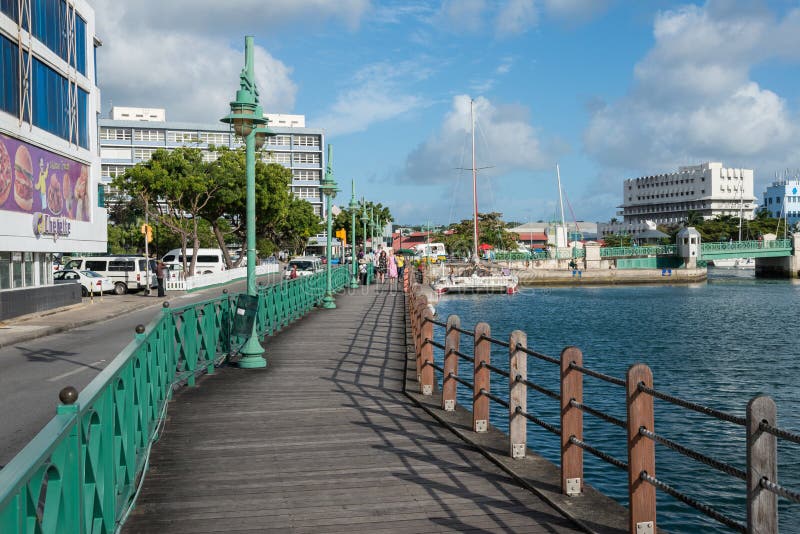 Vista De Bridgetown Céntrico, De La Ciudad Capital Y Más Grande De ...
