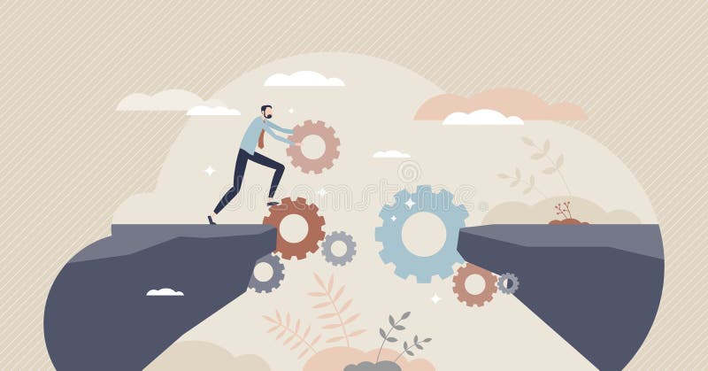 Bridging Leadership Gap Stock Illustrations – 61 Bridging Leadership ...