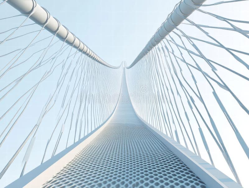 Bridging the Gap, a Vision of Modern Architecture Stock Image - Image ...