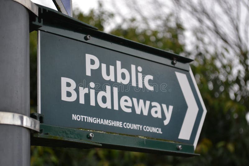 Bridleway Path Sign stock image. Image of public, sign - 29003507