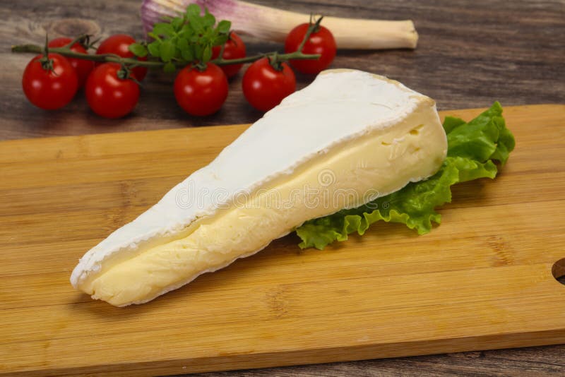 Brie Cheese Triangle Served Salad Stock Photo - Image of gourmet ...