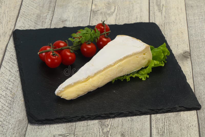 Brie Cheese Triangle Served Salad Stock Image - Image of isolated ...