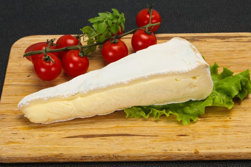 Brie Cheese Triangle Served Salad Stock Photo - Image of delicatessen ...