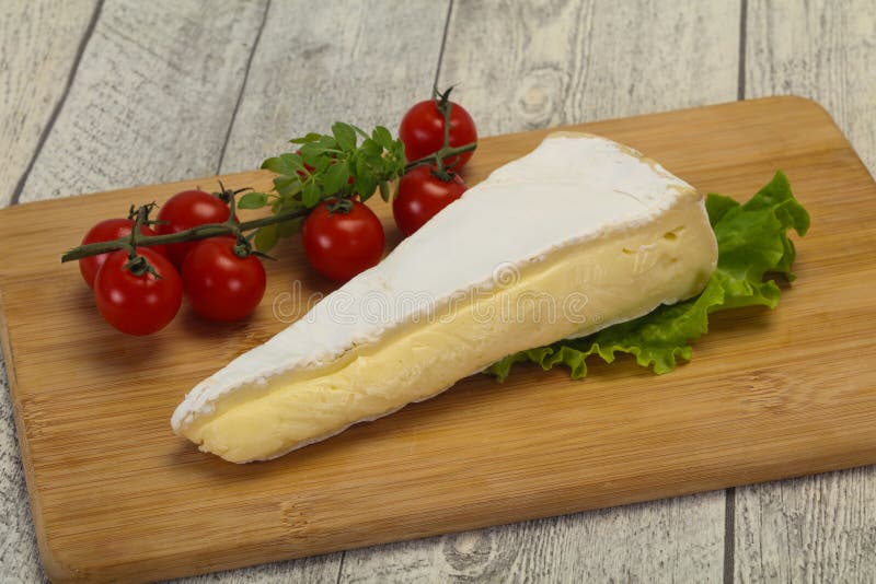 Brie Cheese Triangle Served Salad Stock Image - Image of fresh, food ...