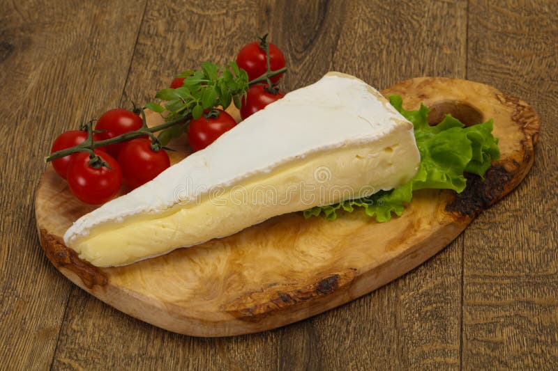 Brie Cheese Triangle Served Salad Stock Photo - Image of isolated ...