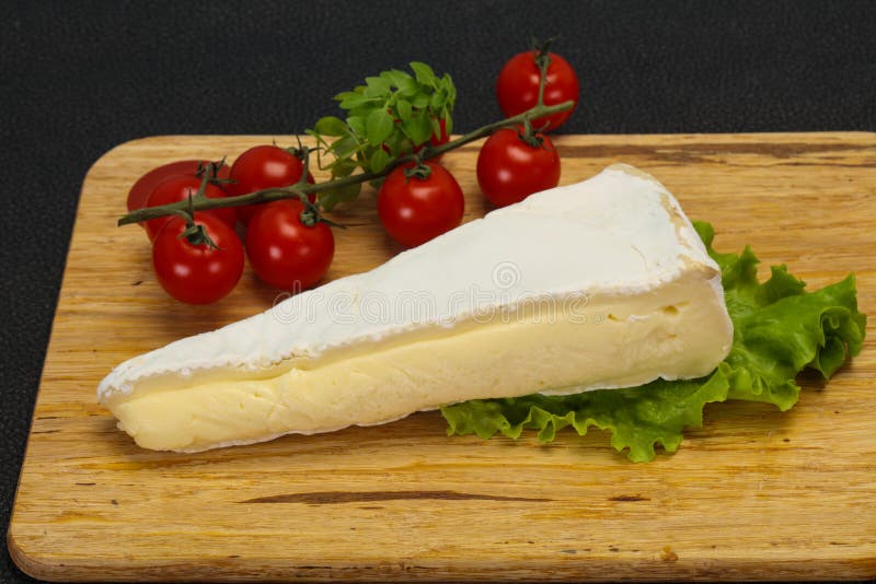 Brie Cheese Triangle Served Salad Stock Photo - Image of product ...