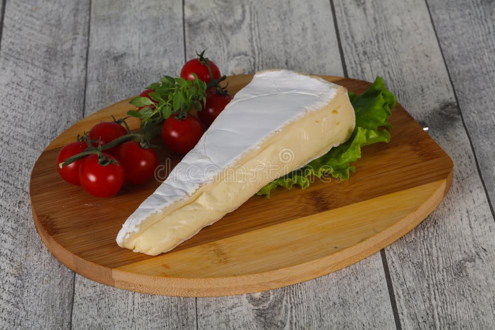 Brie Cheese Triangle Served Salad Stock Photo - Image of delicatessen ...