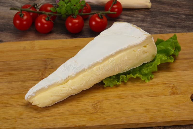 Brie Cheese Triangle Served Salad Stock Image - Image of food, yellow ...