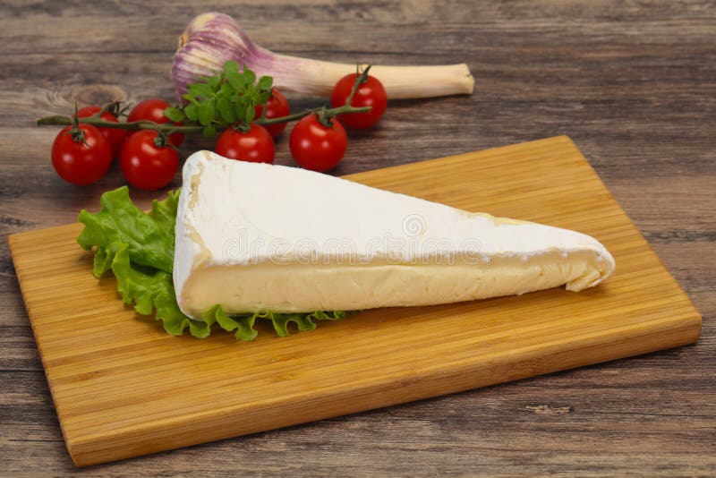 Brie Cheese Triangle Served Salad Stock Image - Image of tasty, dairy ...