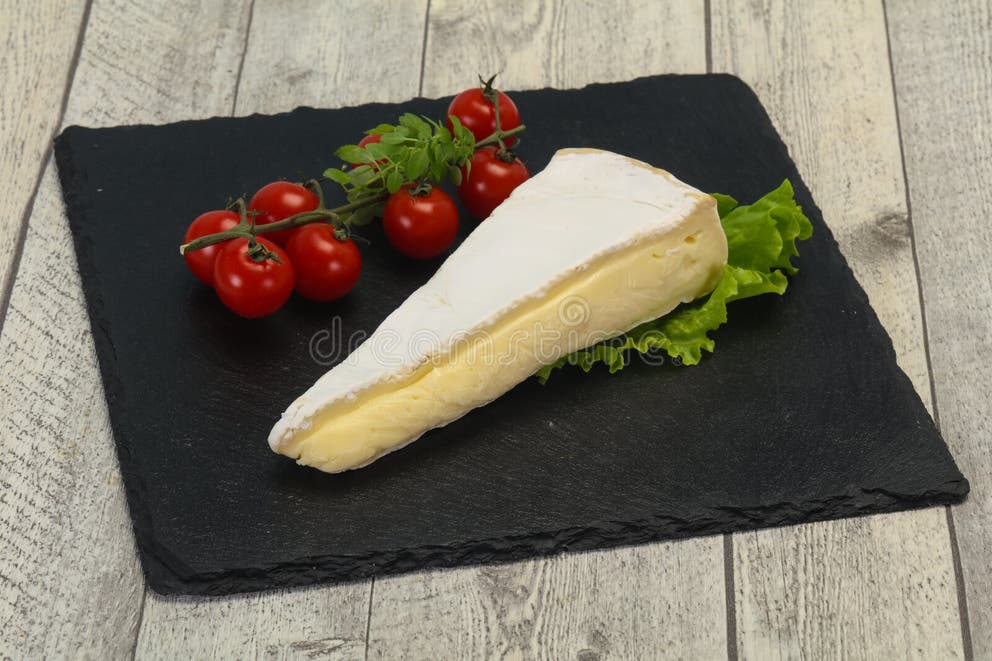 Brie Cheese Triangle Served Salad Stock Image - Image of delicious ...