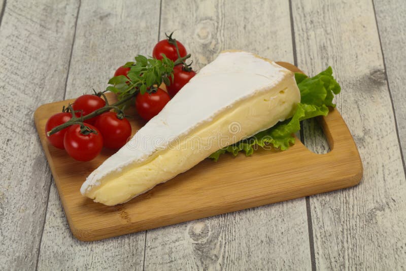 Brie Cheese Triangle Served Salad Stock Image - Image of dairy, cheese ...