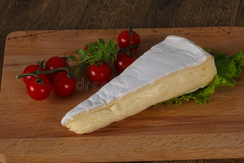 Brie Cheese Triangle Served Salad Stock Photo - Image of healthy, board ...
