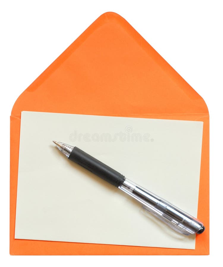 Brief stock afbeelding. Image of schrijven, correspondentie - 5426161