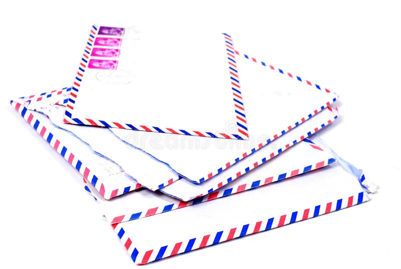 Brief stock afbeelding. Image of port, afgedrukt, registreren - 8603917