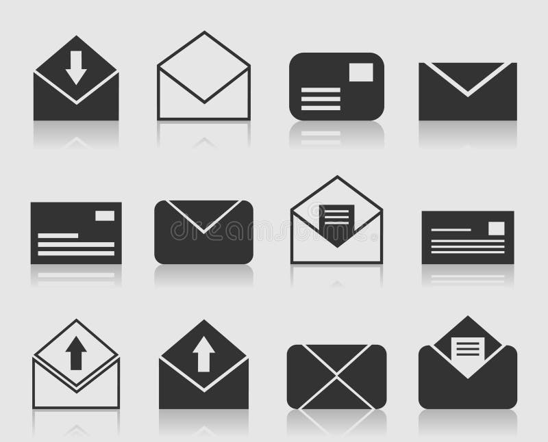 E-mail Pictogram Met Envelop Vector Illustratie - Illustration of ...