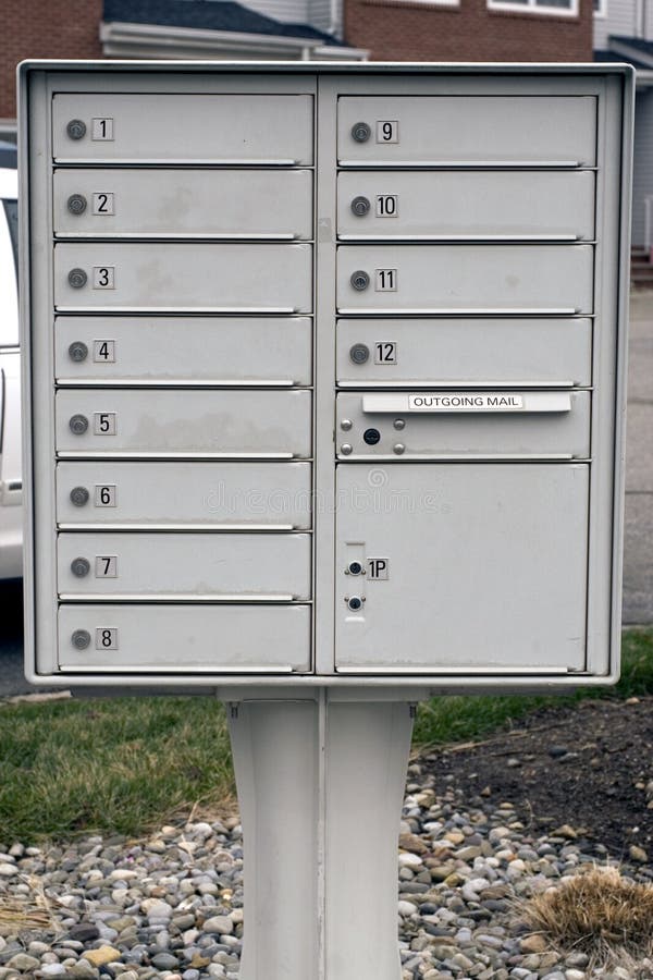 Brief - Post - Brievenbussen Stock Afbeelding - Image of communaal ...