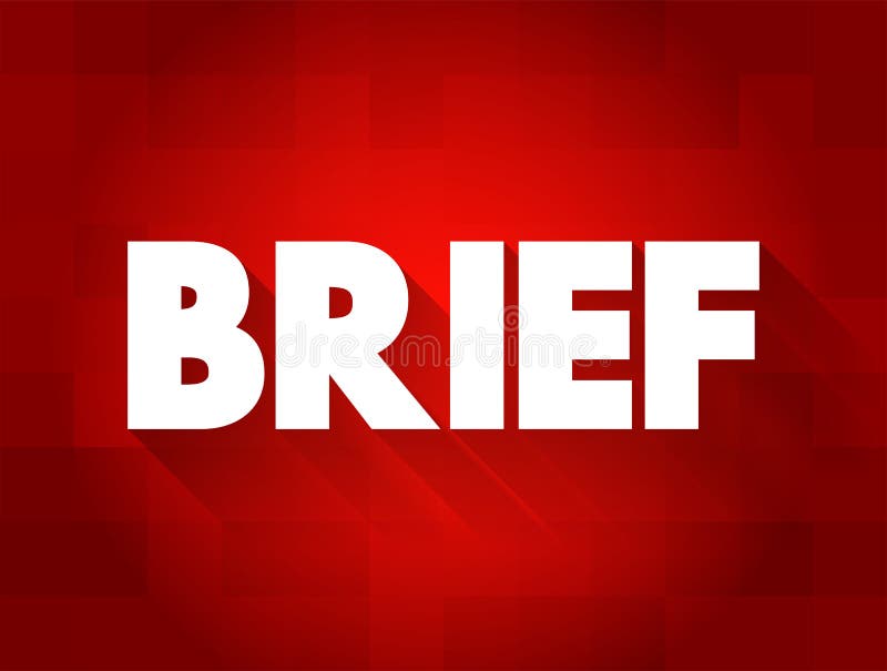 Brief Text Quote, Concept Background Stock Illustration - Illustration ...