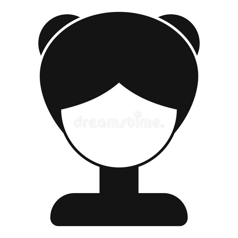 Brief Wig Face Icon Simple Vector. Lady Face Fashion Stock Illustration ... Brief Wig Face Icon Simple Vector. Lady Face Fashion Stock Illustration ...