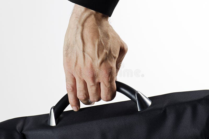 Briefcase stock image. Image of grasping, elegant, worker - 20562137