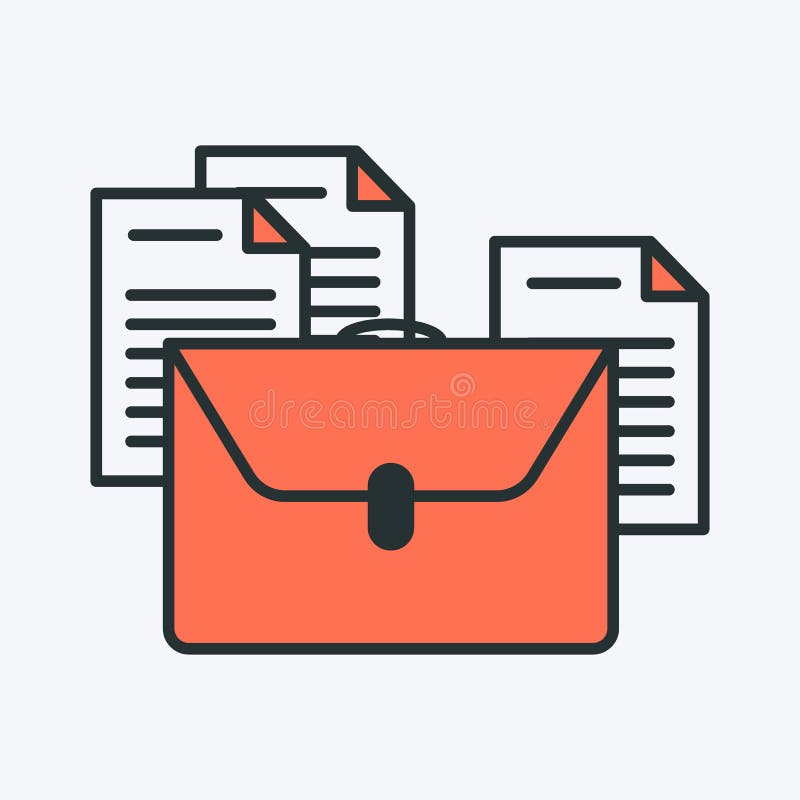 Important Documents Folder Stock Illustrations – 587 Important ...