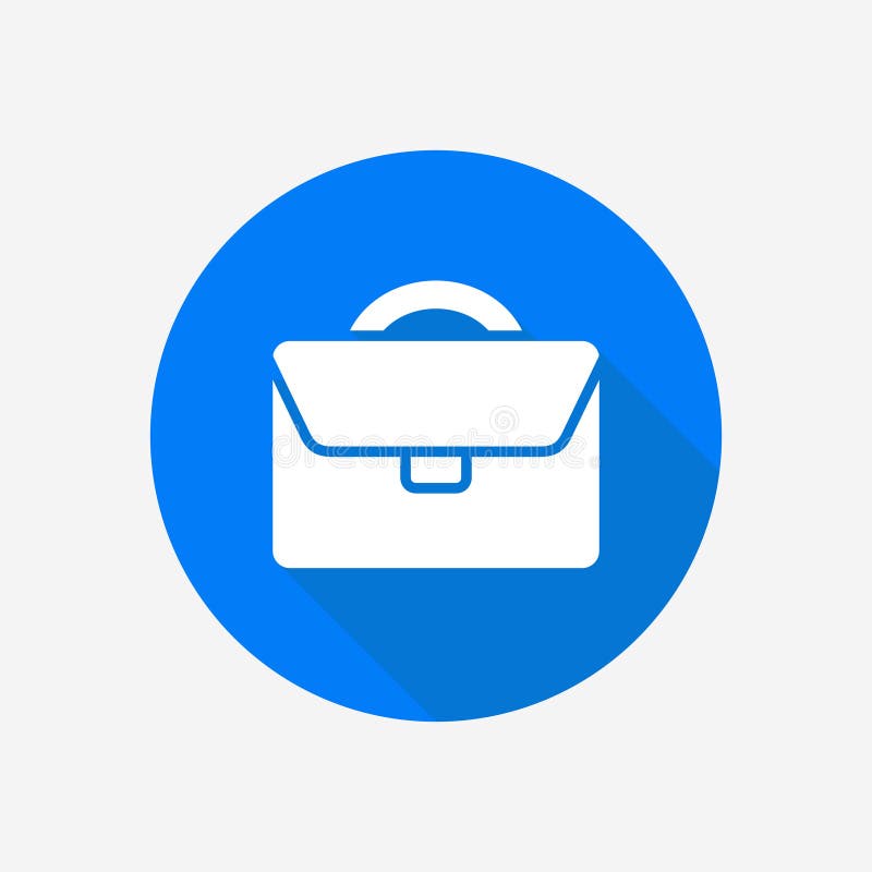 Briefcase Flat Style Vector Icon. Business Case Icon. Stock Vector ...