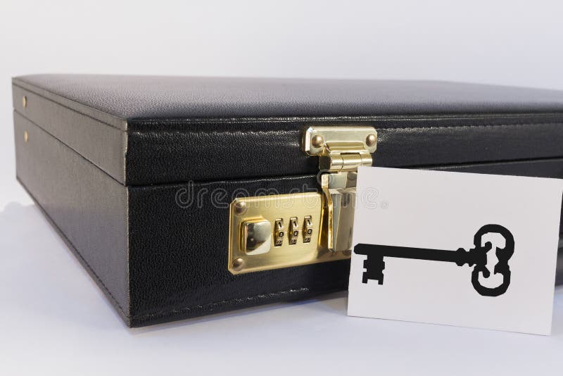 Briefcase 24 hours stock image. Image of luxury, white - 67842383