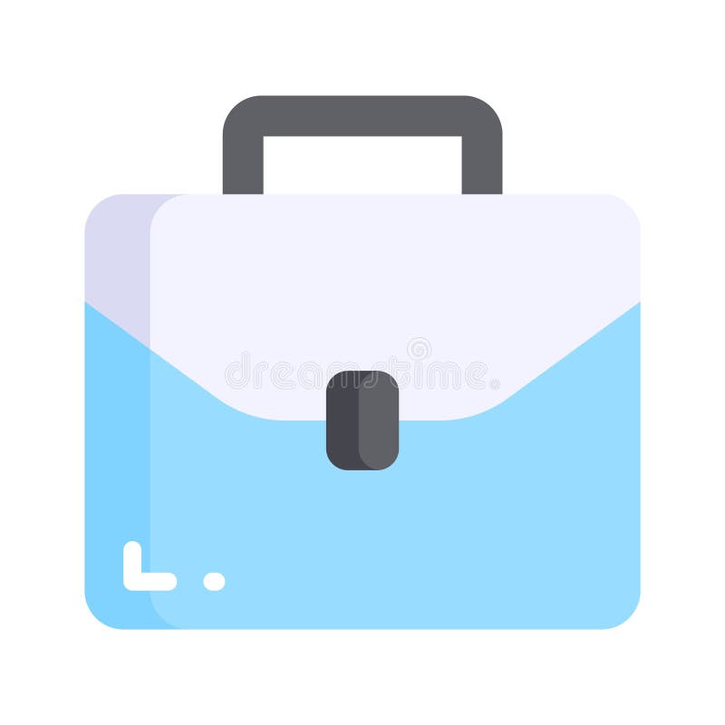 Briefcase Icon Representing Professional Portfolio Stock Vector ...
