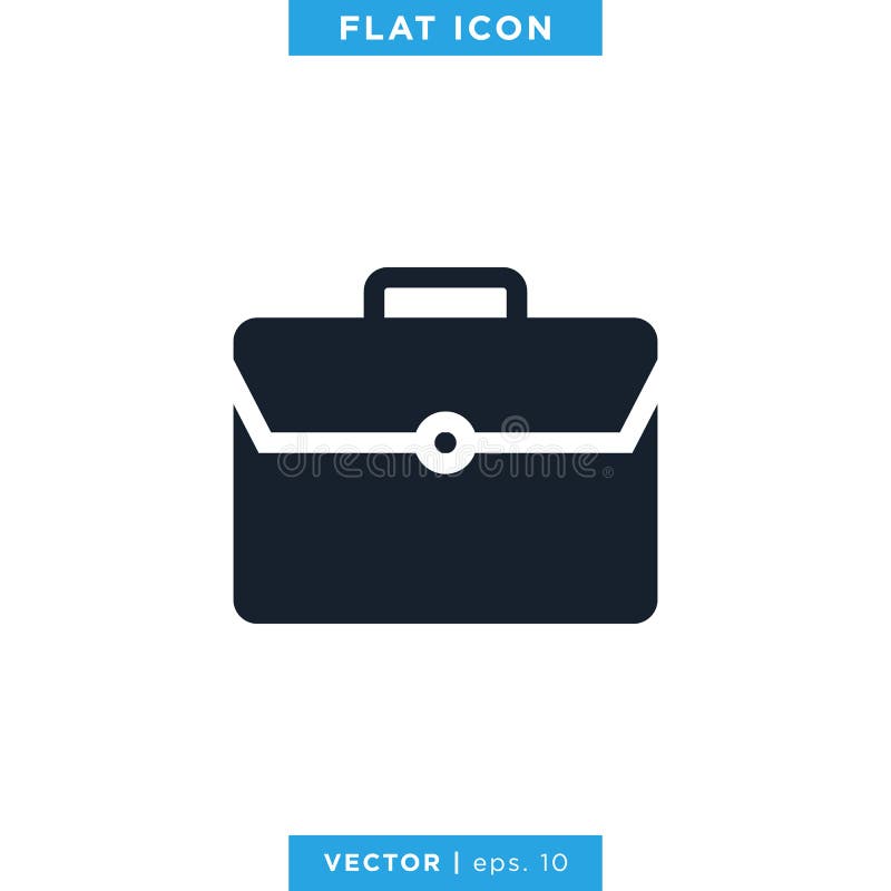 Briefcase Icon Vector Design Template Stock Vector - Illustration of ...