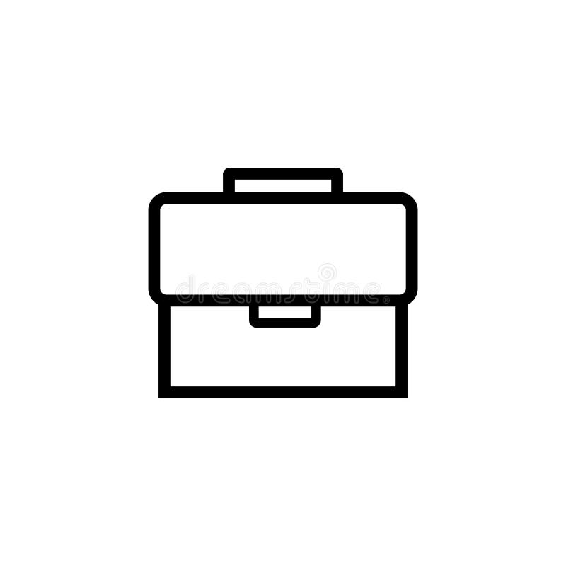 Briefcase Icon Vector Illustration Logo Template. Bag Icon Stock Vector ...