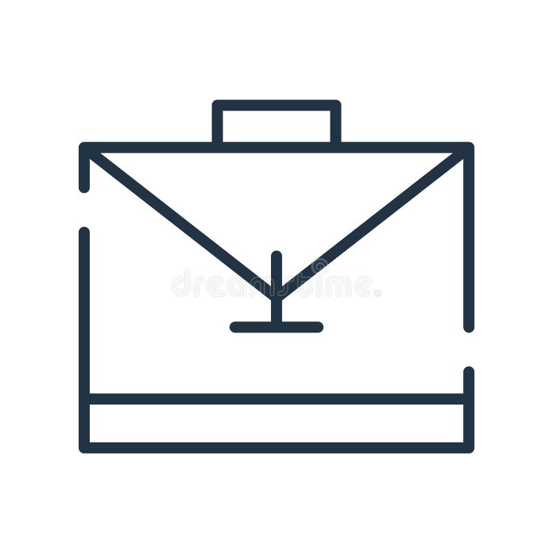 Briefcase Outline White Transparent Stock Illustrations – 214 Briefcase ...