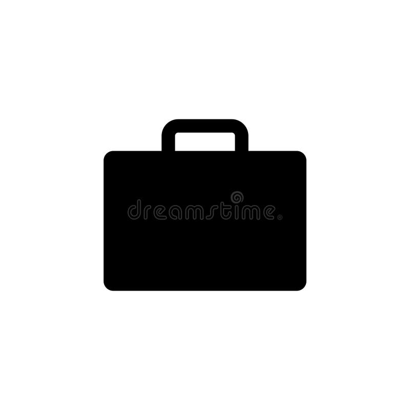 Briefcase Icon Vector. Suitcase Icon Stock Vector - Illustration of ...