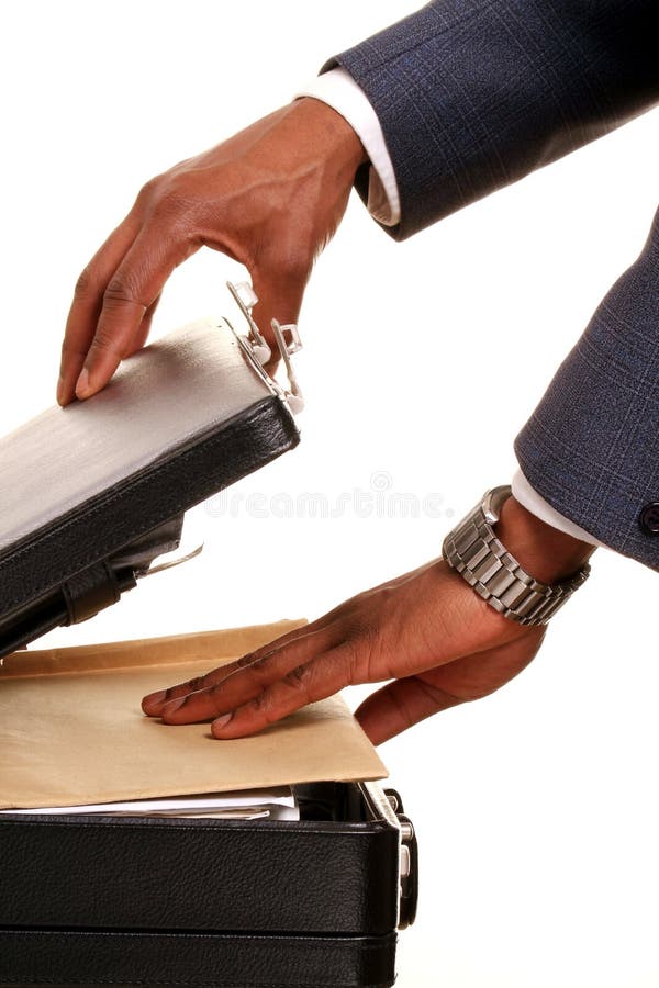 Briefcase stock photo. Image of commerce, handle, human - 35745242