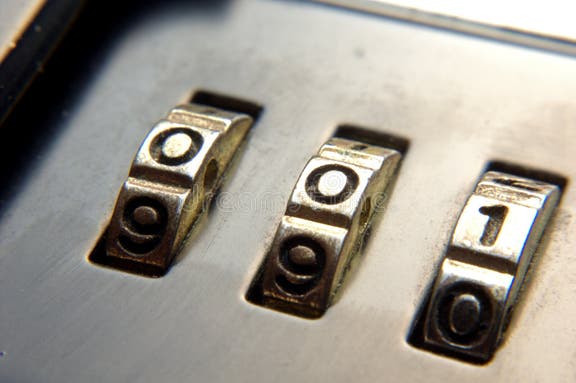 Briefcase lock stock photo. Image of combination, password - 2321708